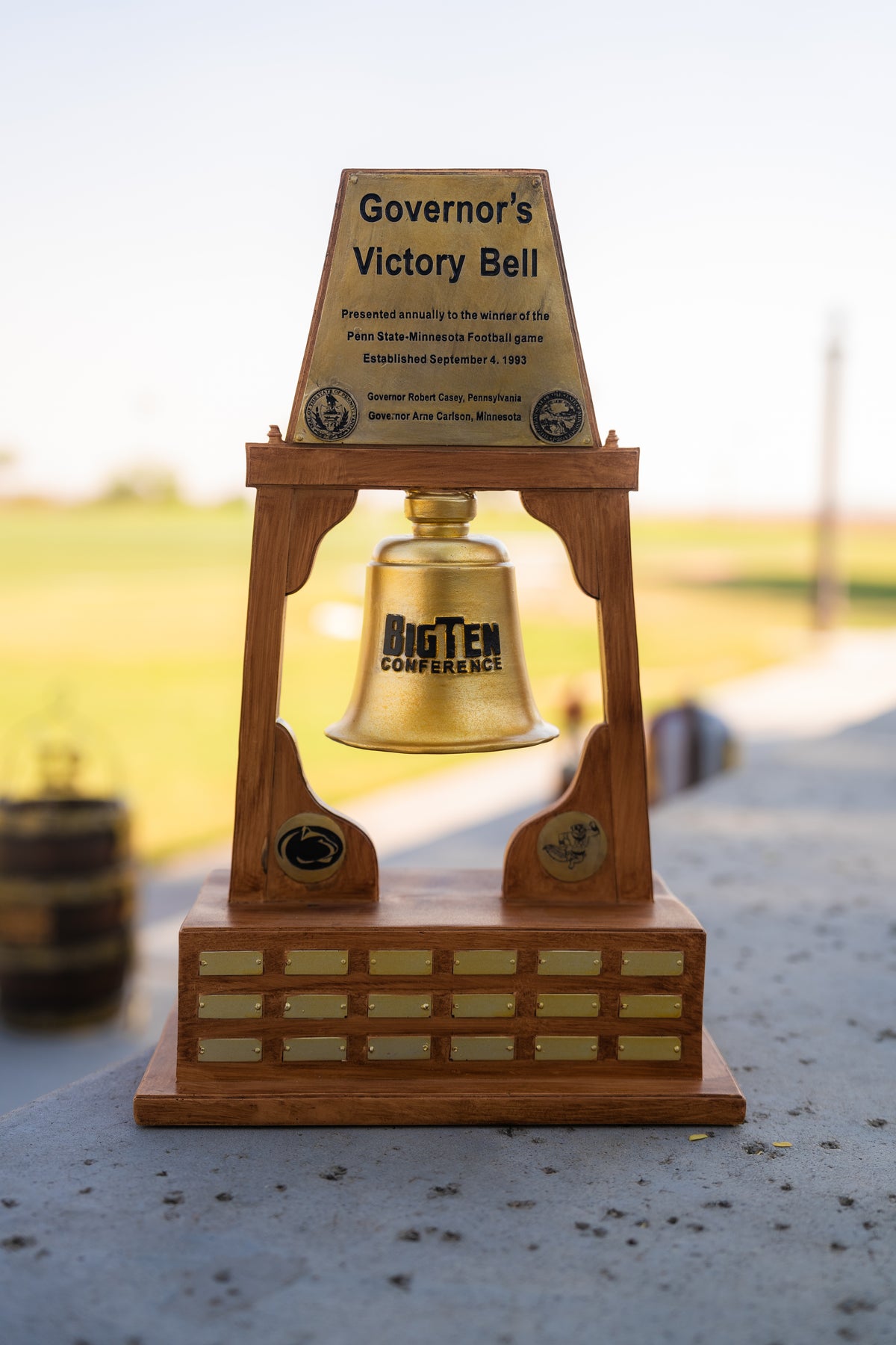 Governor's Victory Bell — Rivalry Trophy
