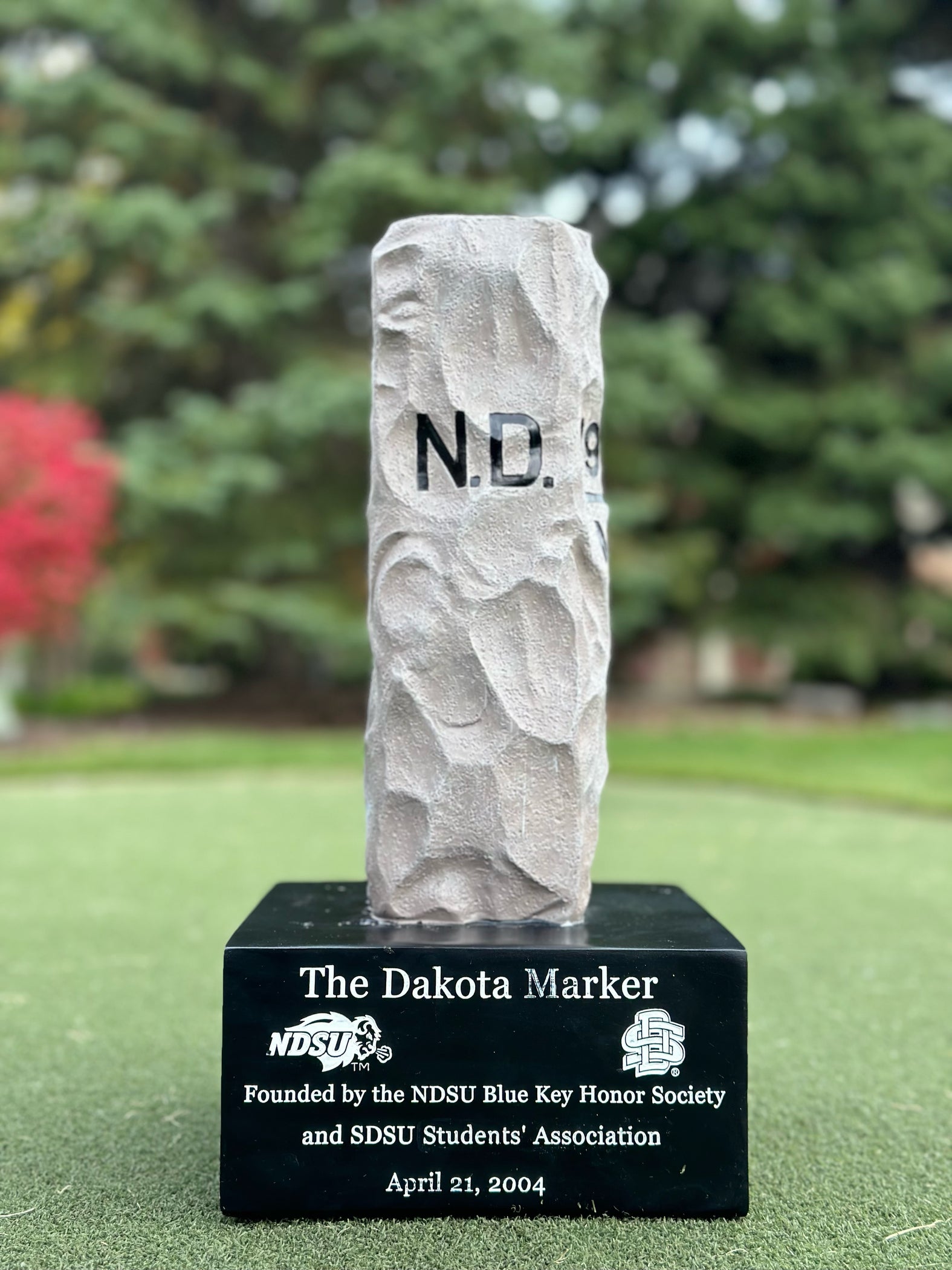 The Dakota Marker — Rivalry Trophy