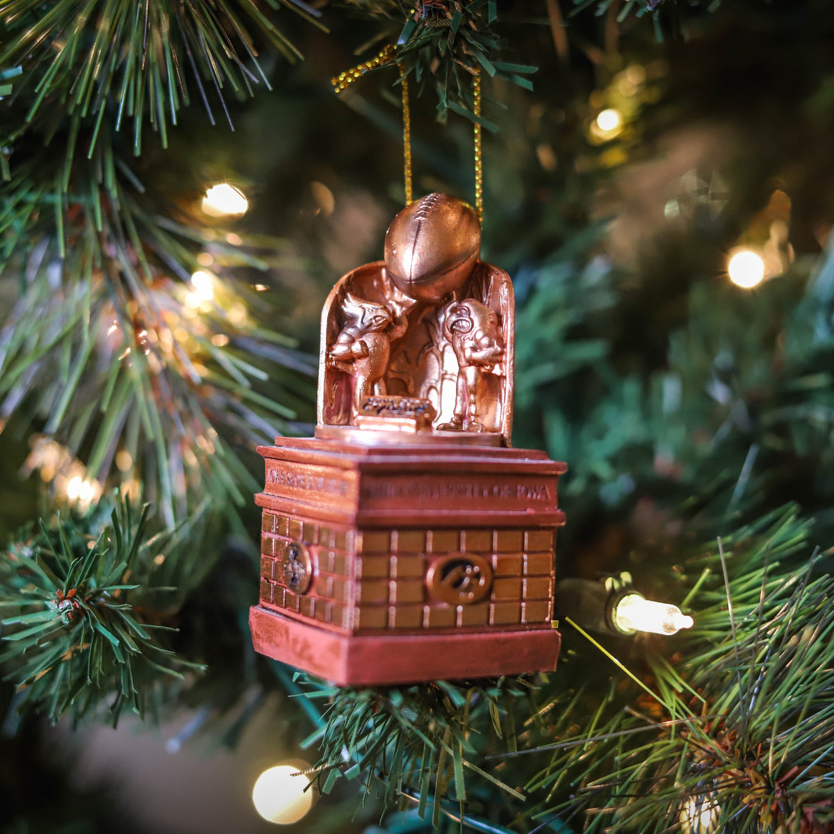 Cy-Hawk Ornament — Rivalry Trophy